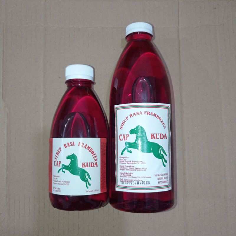 Jual Sirup Rasa Frambozen Cap Kuda | Shopee Indonesia