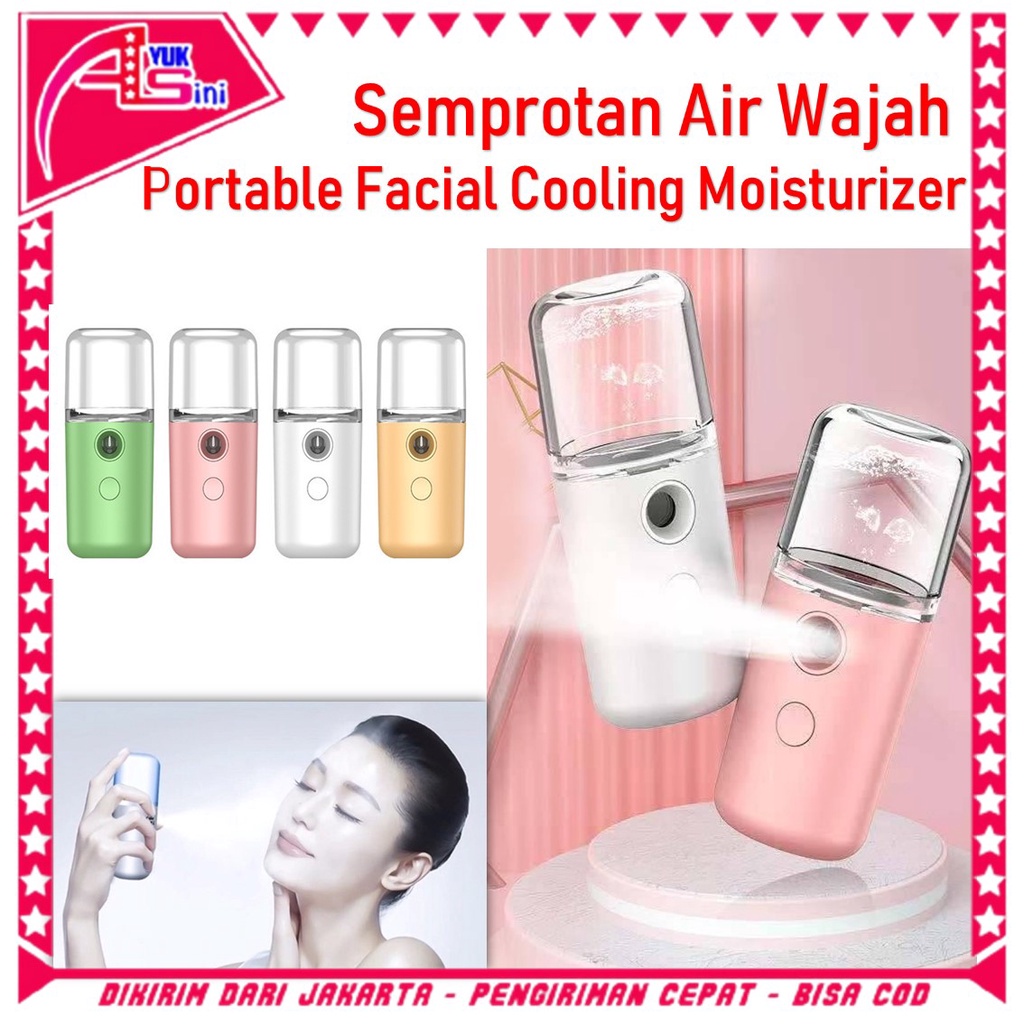 Jual AS Mini Nano Spray Mini Facial Humidifier Face Mist Wajah Mini Nano Mist Spray Portable ...