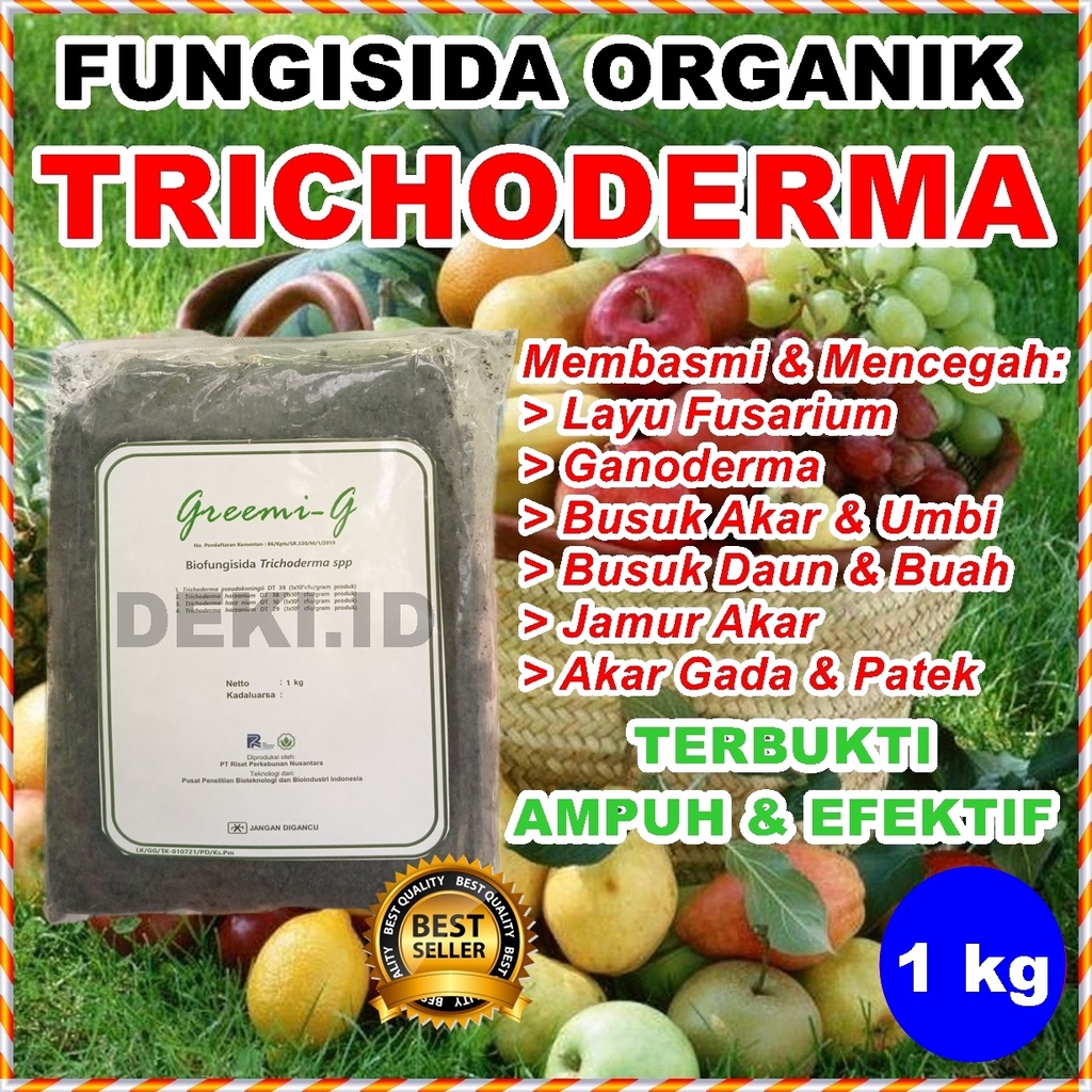 Jual Fungisida Hayati Tricoderma Harzianum GreemiG 1 Kg Pupuk Organik ...