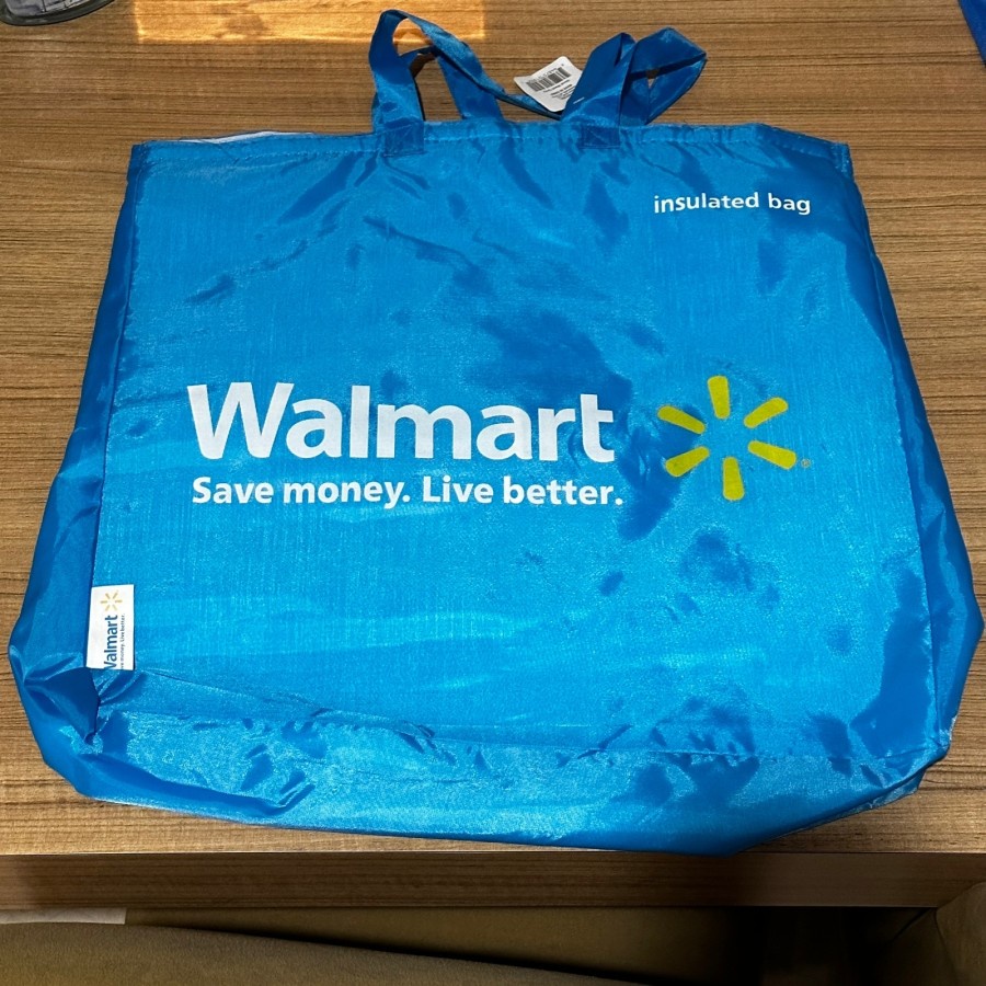 Jual Walmart Large Insulated Reusable Shopping Bag Original | Shopee ...