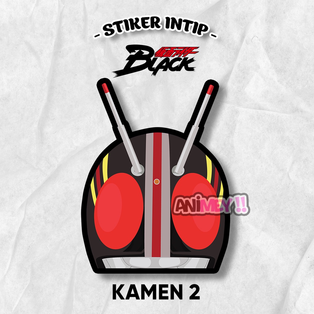 Jual Stiker Intip Kamen Rider / Sticker Baja Hitam Waterproof | Shopee ...