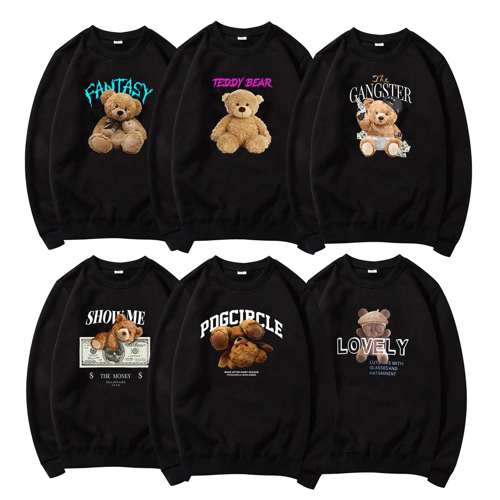 Jual (COD) Crewneck sweater switer suiter Tebal aeshtetic estetik cewek ...