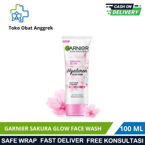 Jual Garnier Sakura Glow Hyaluron Face Wash 100ml Shopee Indonesia