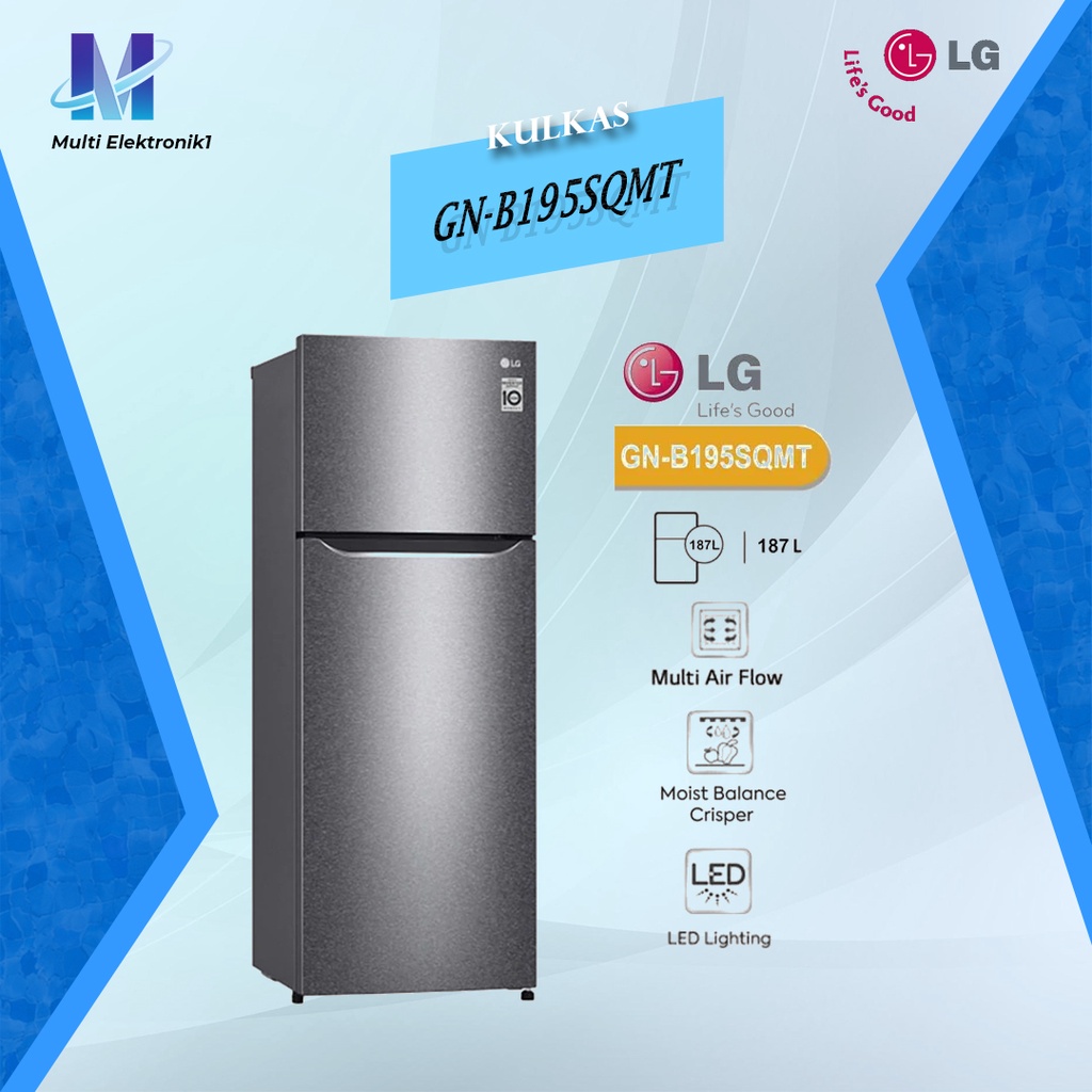 Jual KULKAS LG GN-B195SQMT INVERTER 2 PINTU 195SQMT | Shopee Indonesia