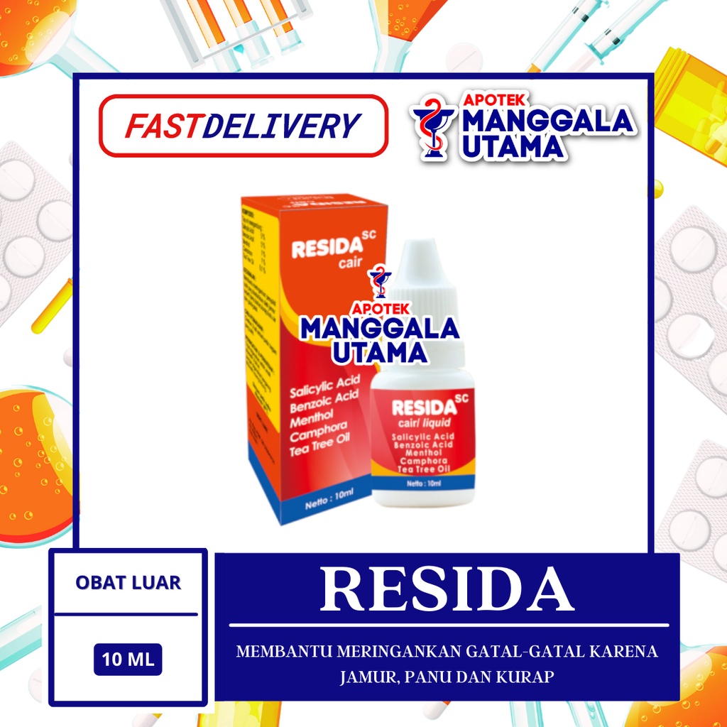 Jual RESIDA CAIR PER BOTOL ISI 10 ML | Shopee Indonesia