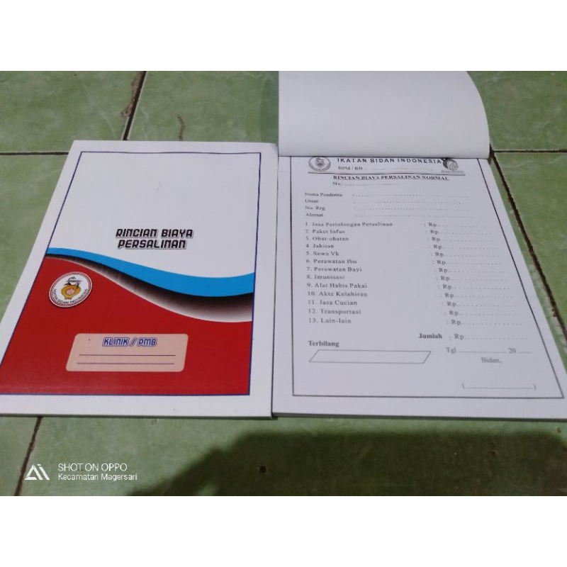 Jual LEMBAR RINCIAN BIAYA PERSALINAN | Shopee Indonesia