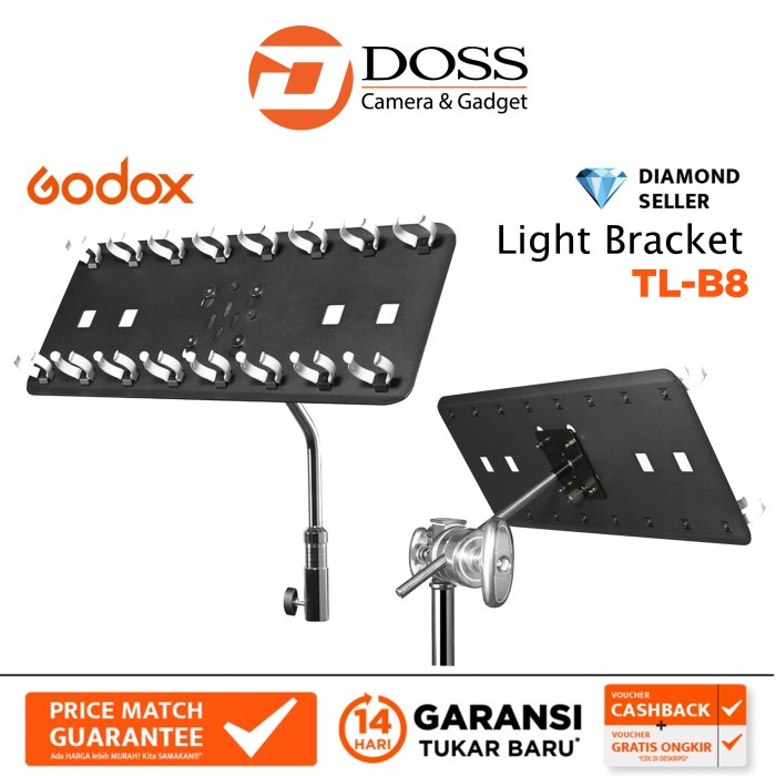 Jual Godox Tlb8 Braket For 8 Pcs Tl Led Tube Light / Tl-B8 Light ...
