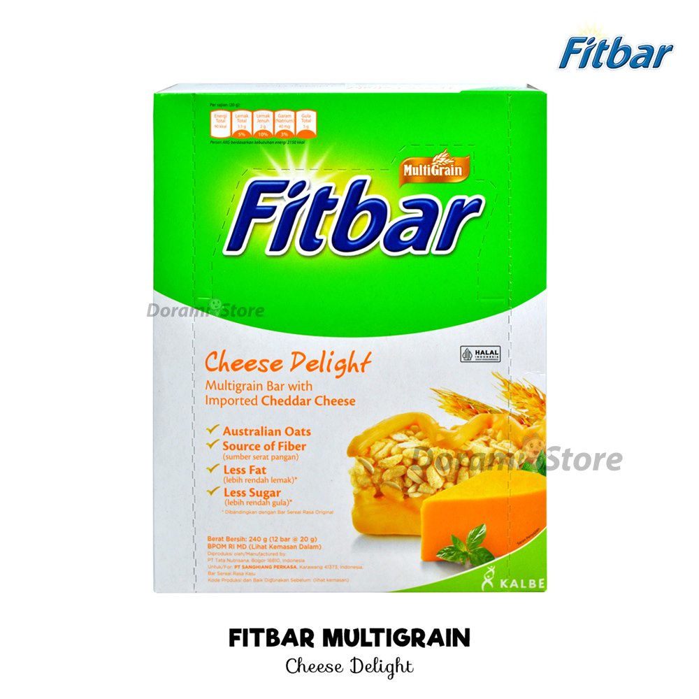 Jual Fitbar isi 12 pcs Snack Instan box / Cemilan Sehat Diet | Shopee ...