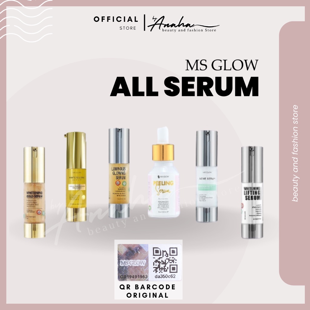 Jual MS GLOW ALL SERUM WHITE CELL DNA MS GLOW / SERUM WHITENIING GOLD ...