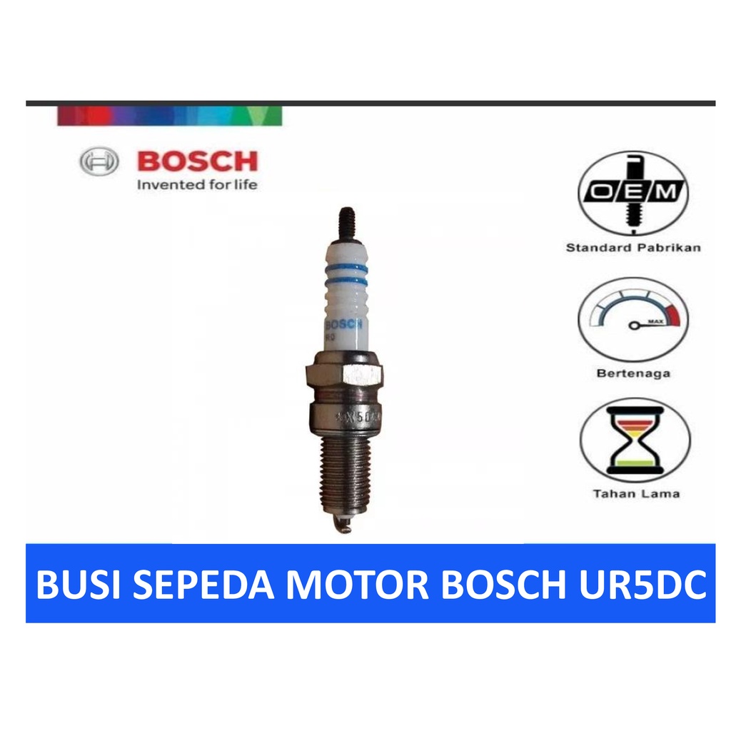 Jual BUSI SEPEDA MOTOR YAMAHA BYSON MERK BOSCH UR5DC | Shopee Indonesia