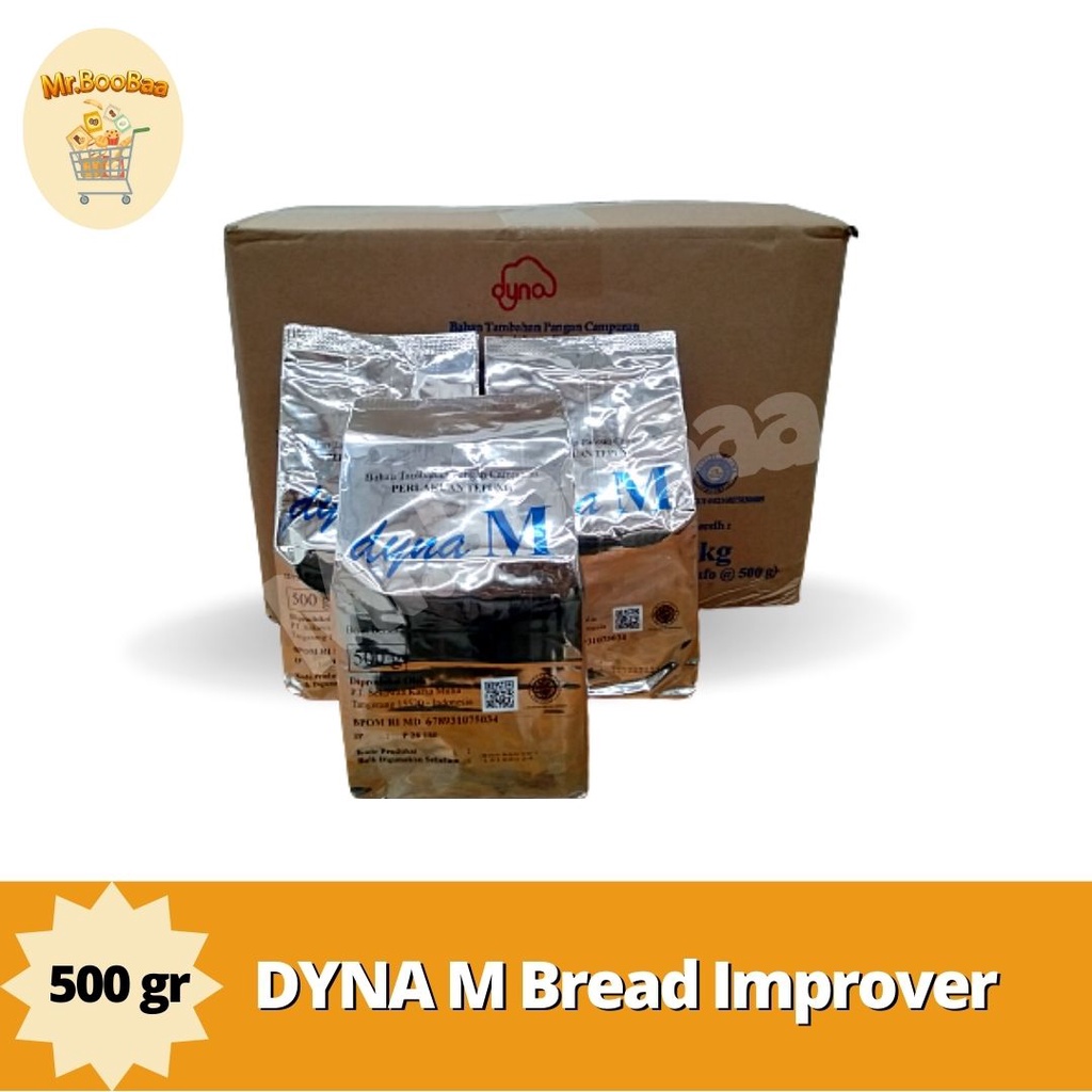 Jual DYNA M Bread Improver 500gr - Pelembut Kue - Pelembut Adonan ...