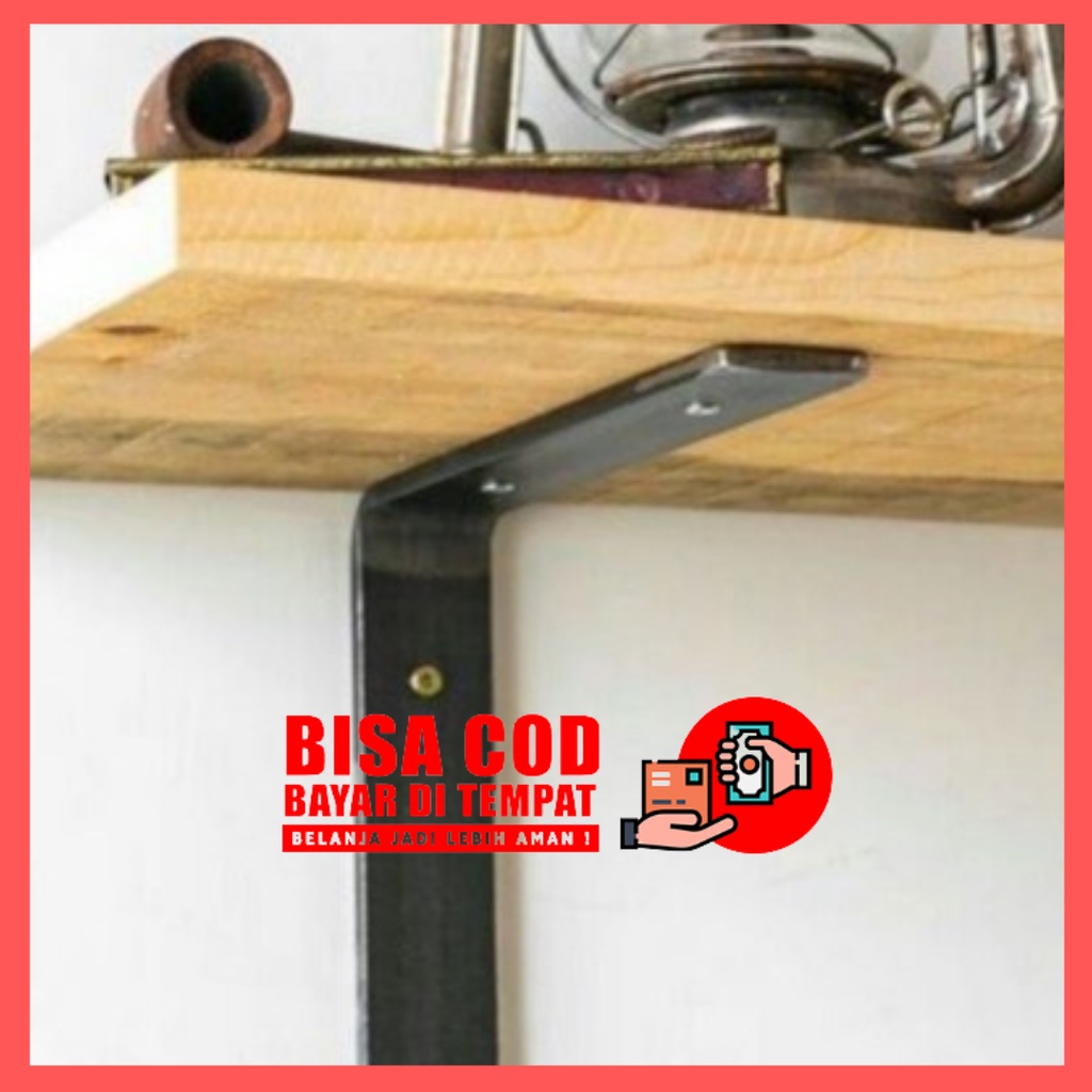 Jual Besi Siku/Plat Siku/Bracket Siku Penyangga Rak Ambalan - Siku L ...