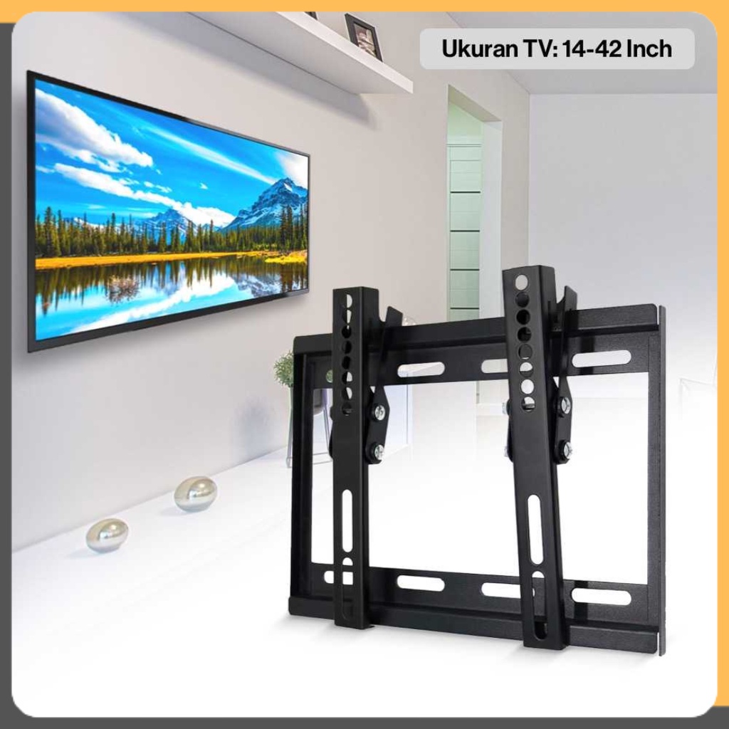 Jual Bracket TV LED LCD Universal Layar 14-42 Inch Monitor Wall Stand ...