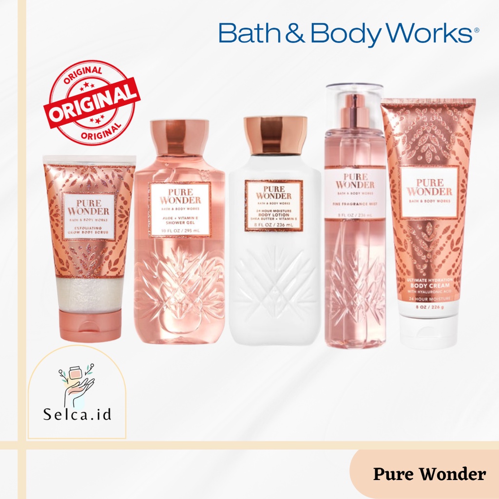 Jual BBW Pure Wonder Body Mist/ Body Lotion/ Body Cream/ Shower Gel ...