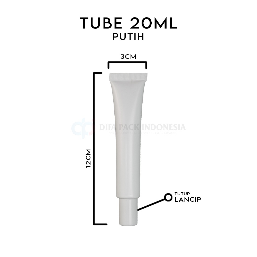 Jual Botol Tube 20ml Ulir Putih Dove/Tube 20ml Model Lancip | Shopee ...