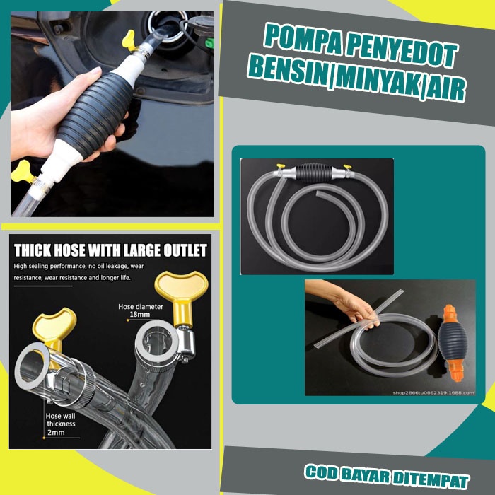 Jual Pompa Penyedot Pemindah Bensin Minyak Air Aquarium Manual TRANSFER ...