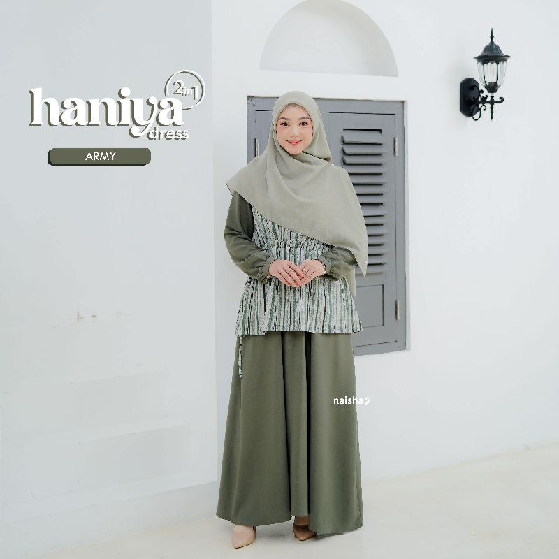 Jual Haniya dress hadir dengan desain gamis 2in1. Terdiri dari gamis ...
