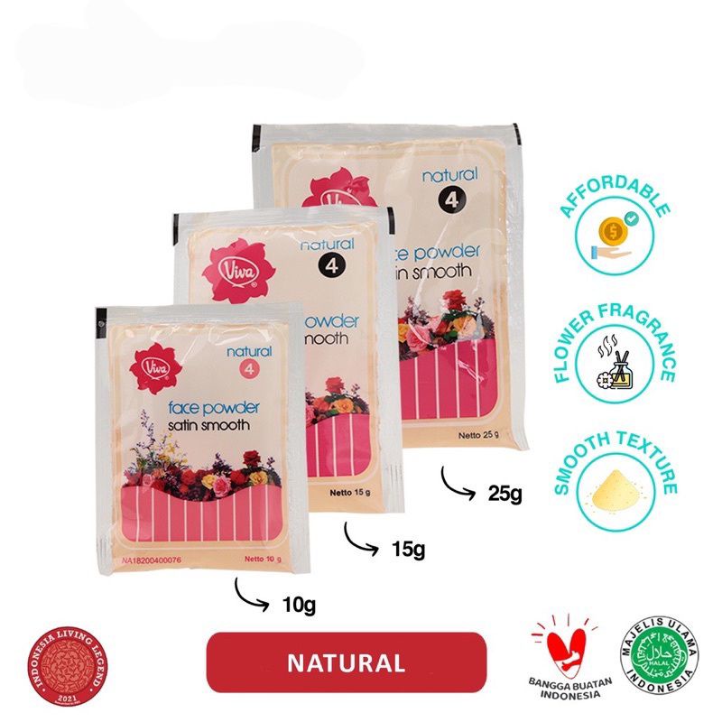 Jual Viva Face Powder Satin Smooth(Sachet) | Shopee Indonesia