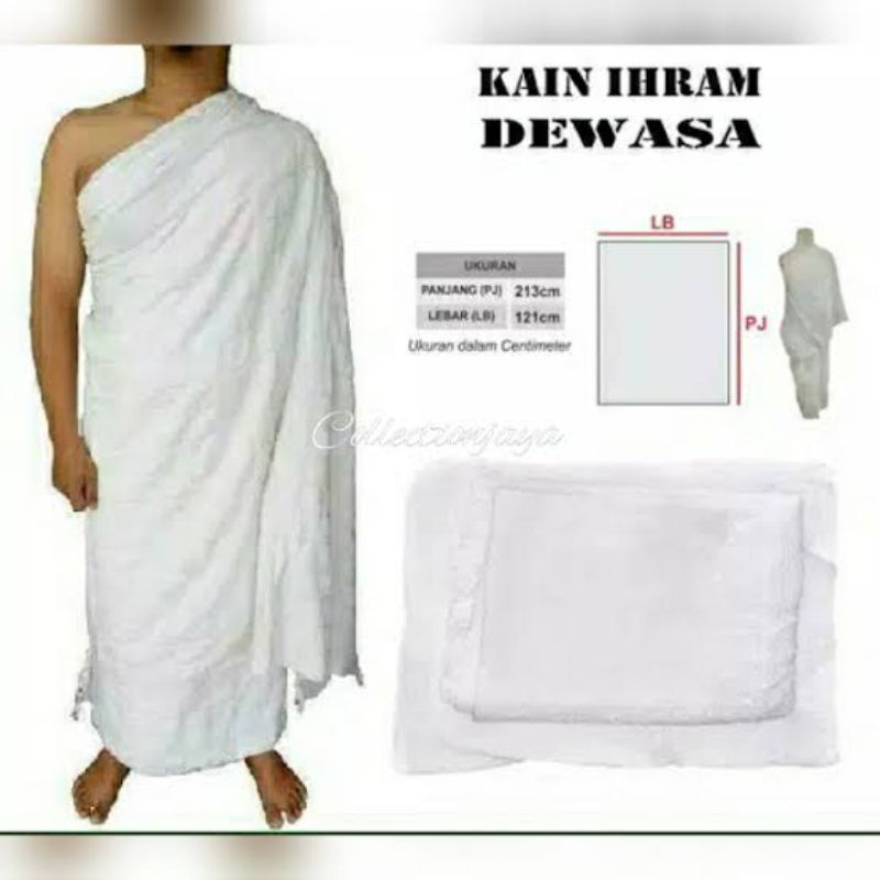 Jual KAIN IHRAM DEWASA UMROH DAN HAJI | Shopee Indonesia