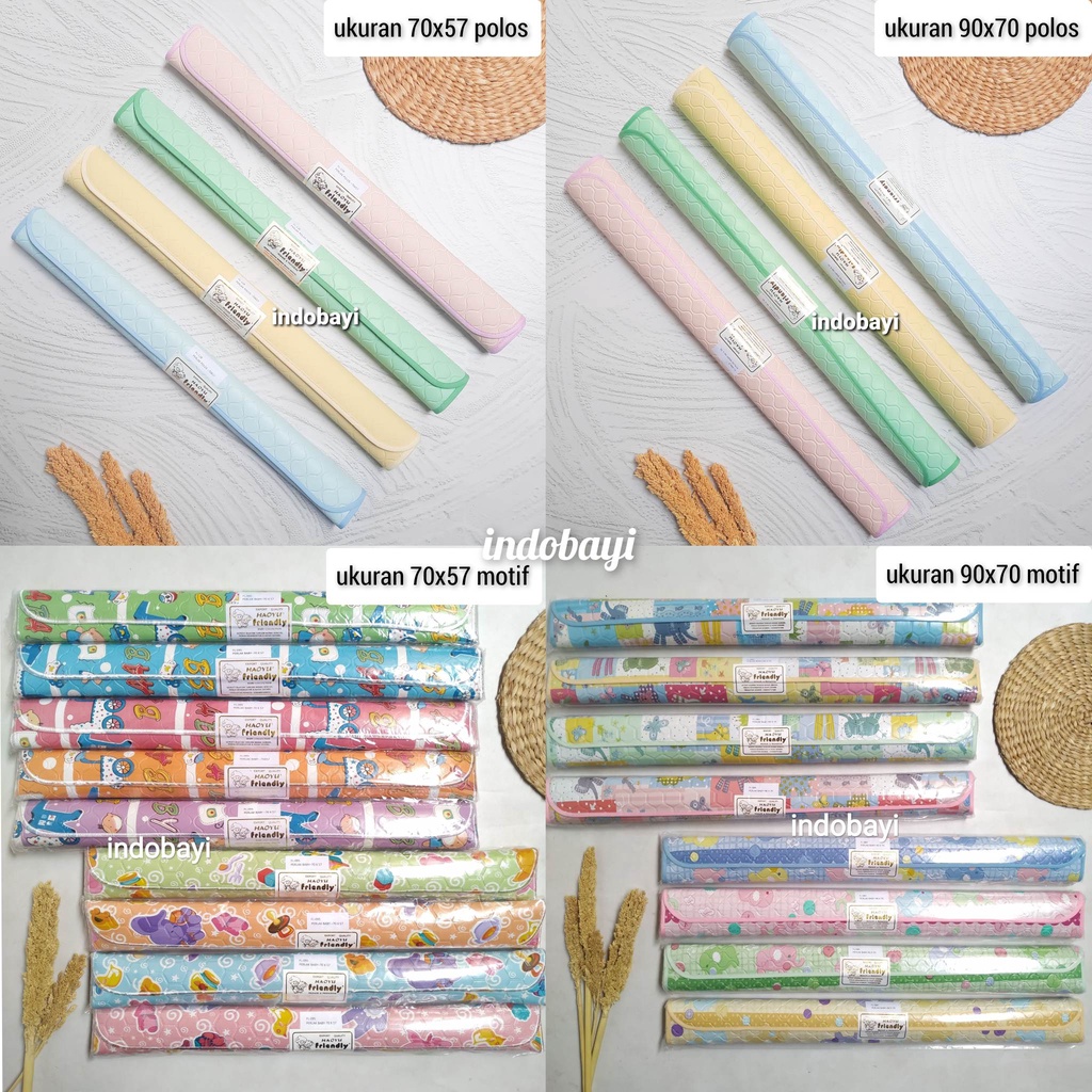 Jual INDOBAYI Perlak Friendly Polos Motif uk 90*70cm dan 70 x 57cm ...