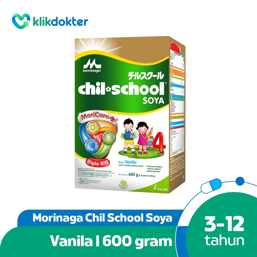Jual Morinaga Chil School Soya Vanilla 600gr | Shopee Indonesia
