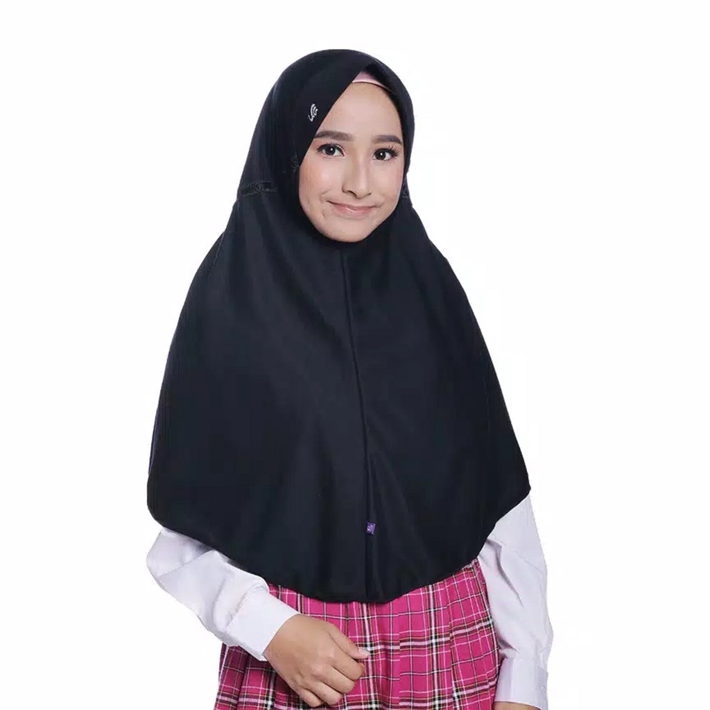 Jual Rabbani Original INNOVA Kerudung Sekolah Instan Jilbab Serut Belakang Pita Terbuka | Shopee ...