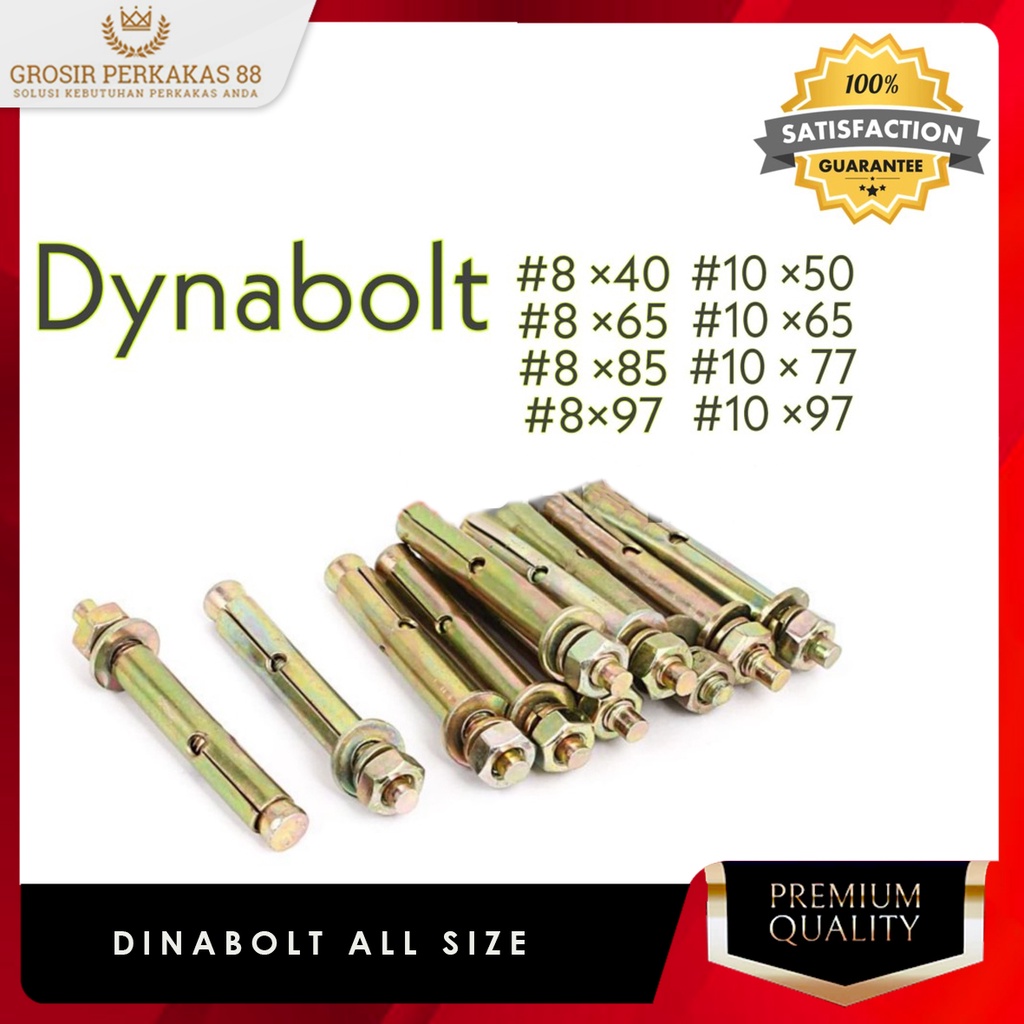 Jual DINABOL DYNABOL DINABOLT 8 X 65 BESI WOWO | Shopee Indonesia