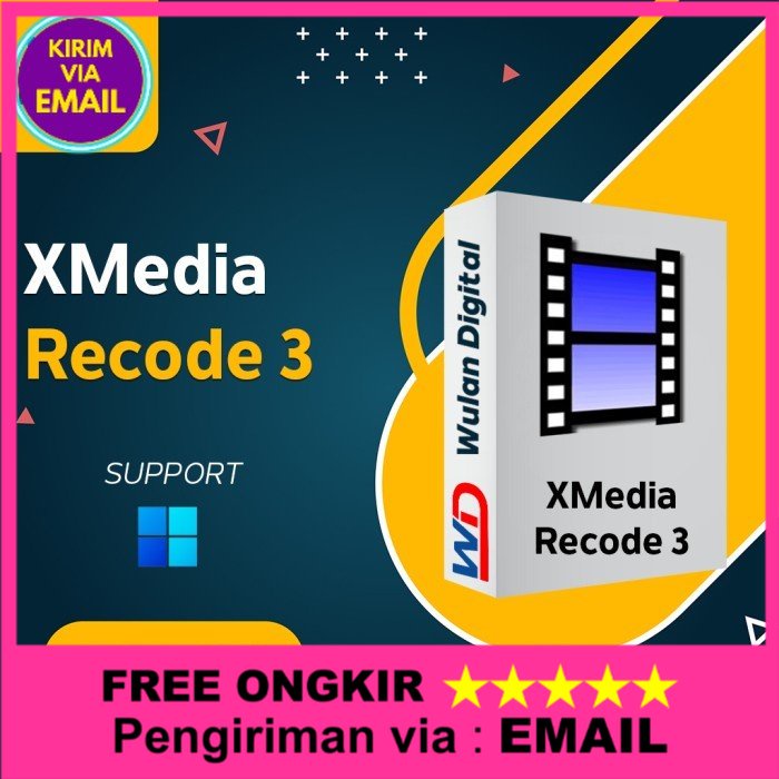 Jual Software Convert Video: XMedia Recode 3 Full Version [Win] Lifetime | Shopee Indonesia
