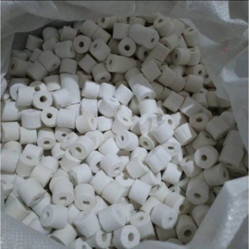 Jual Bioring Bio Ring 10 kg ceramic ring keramik ring media filter ...