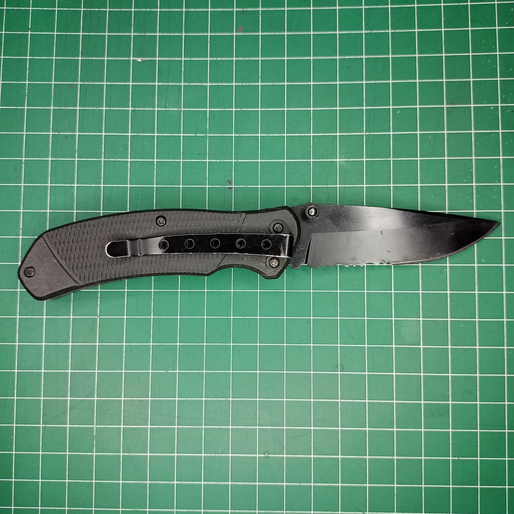 Jual Husky sporting knife serrated edge with fiberglass handle | Shopee ...