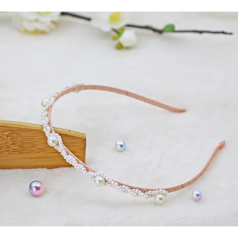 Jual Bando Mutiara Korea Bando Rambut Hairband Pearl Motif Bervariasi ...