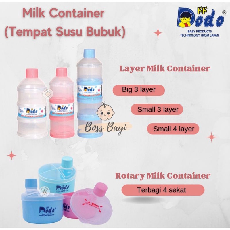 Jual DODO - Milk Container / Tempat Susu Bubuk | Shopee Indonesia
