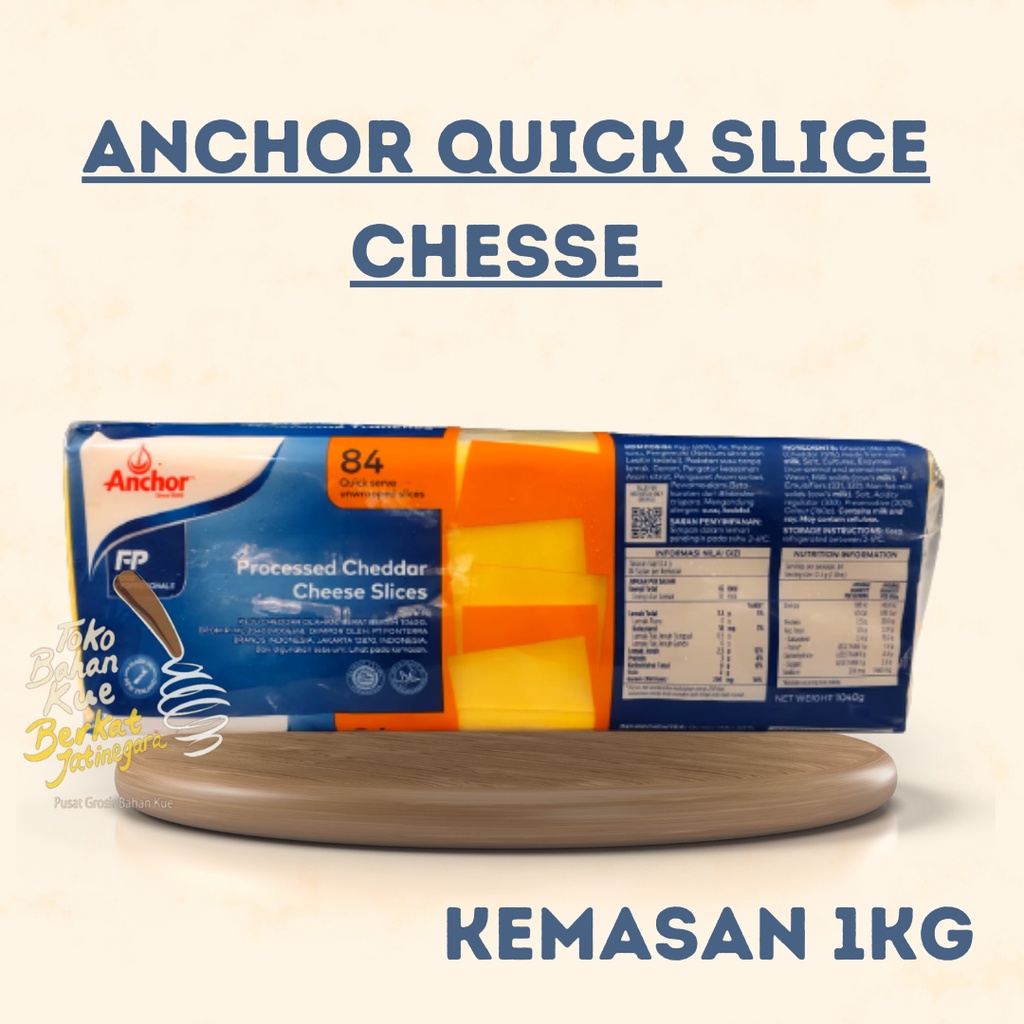 Jual KEJU QUICK MELT / ANCHOR QUICK MELT SLICES COLOURED KEMASAN 1KG ...