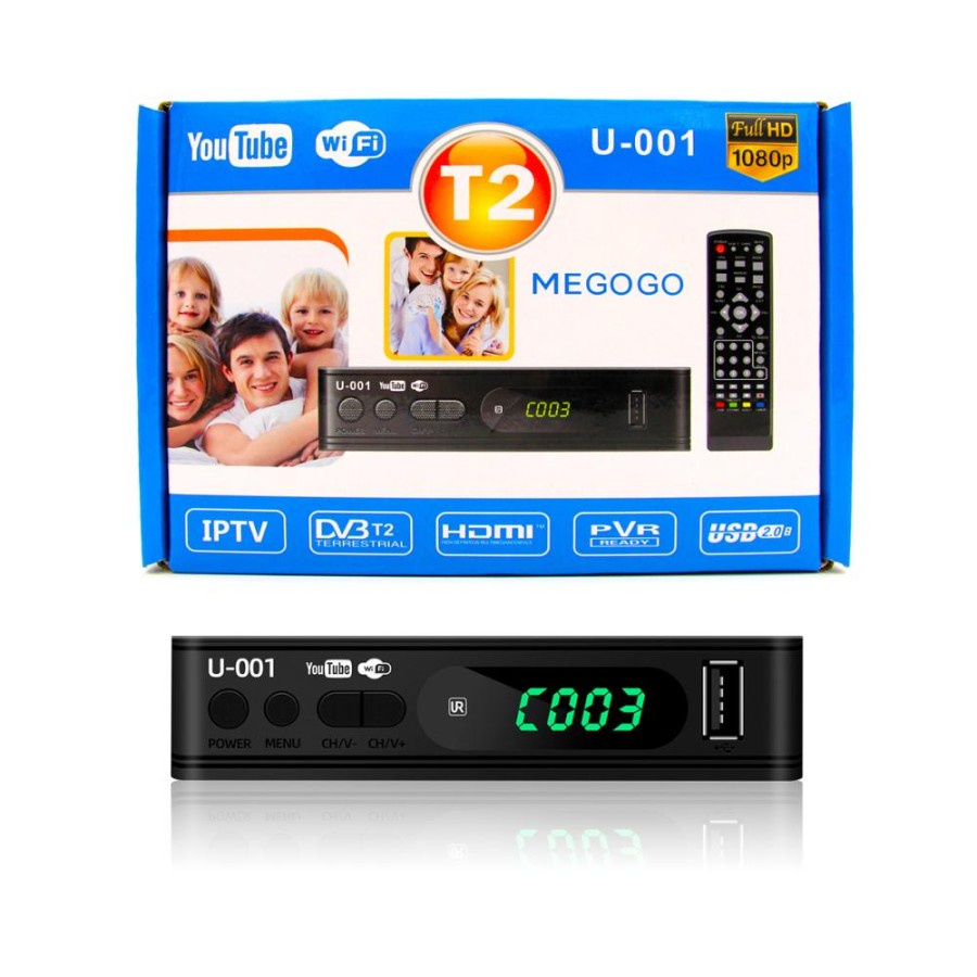 Jual MEGOGO SET TOP BOX TV DIGITAL DVBT2 TERRESTRIAL | Shopee Indonesia