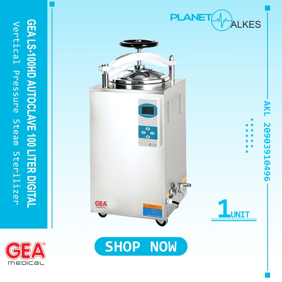 Jual Autoclave Digital 100, 75, 50, 35 Liter LS-100HD LCD GEA / GEA LS ...