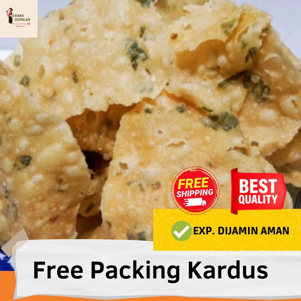 Jual KERIPIK BAWANG 1Kg/ KRIPIK BAWANG 500gr/ KERIPIK PANGSIT / PANGSIT ...