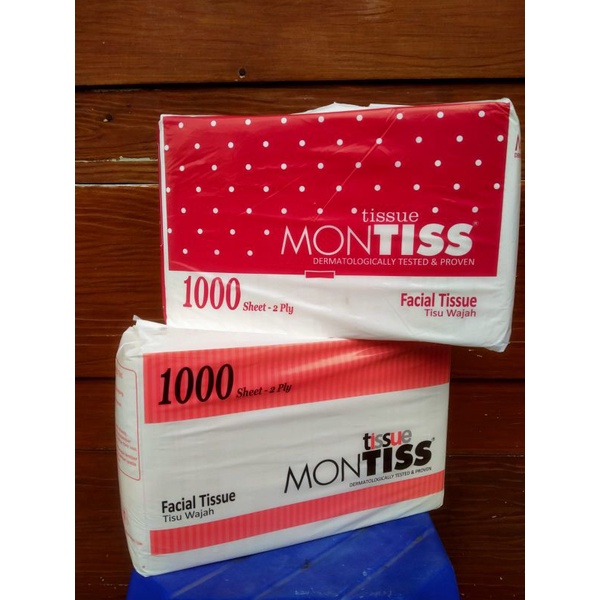 Jual TISU WAJAH/MONTISS FACIAL TISSUE 1000 gram | Shopee Indonesia