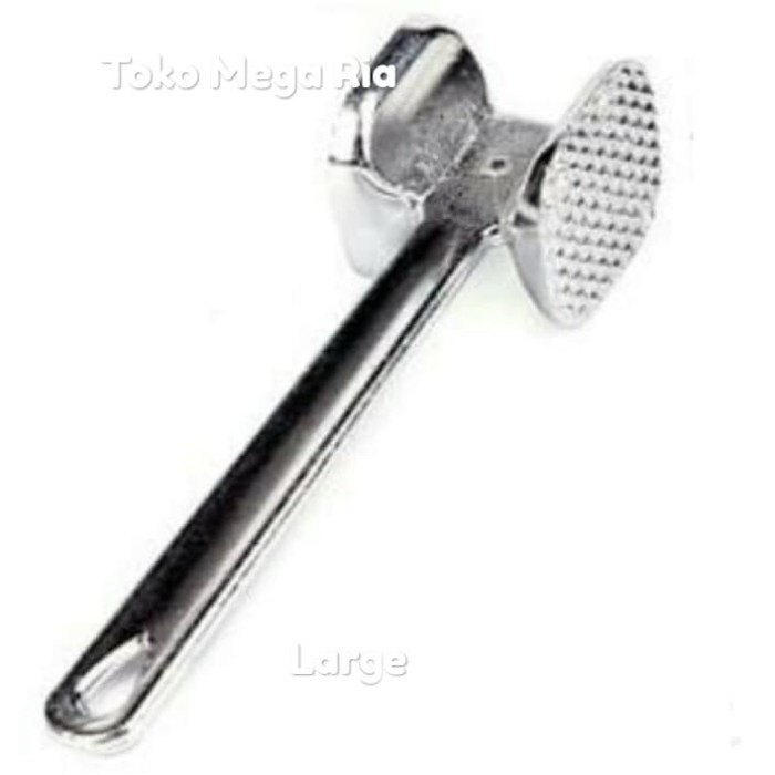 Jual Gili Pemukul Daging Besar 26X7,5X7Cm Stainless | Shopee Indonesia