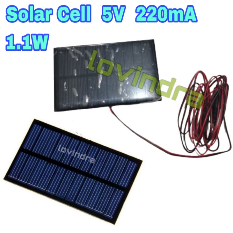 Jual Solar Panel 5V 220mA Solar cell 1.1W untuk DIY Charge Android ...