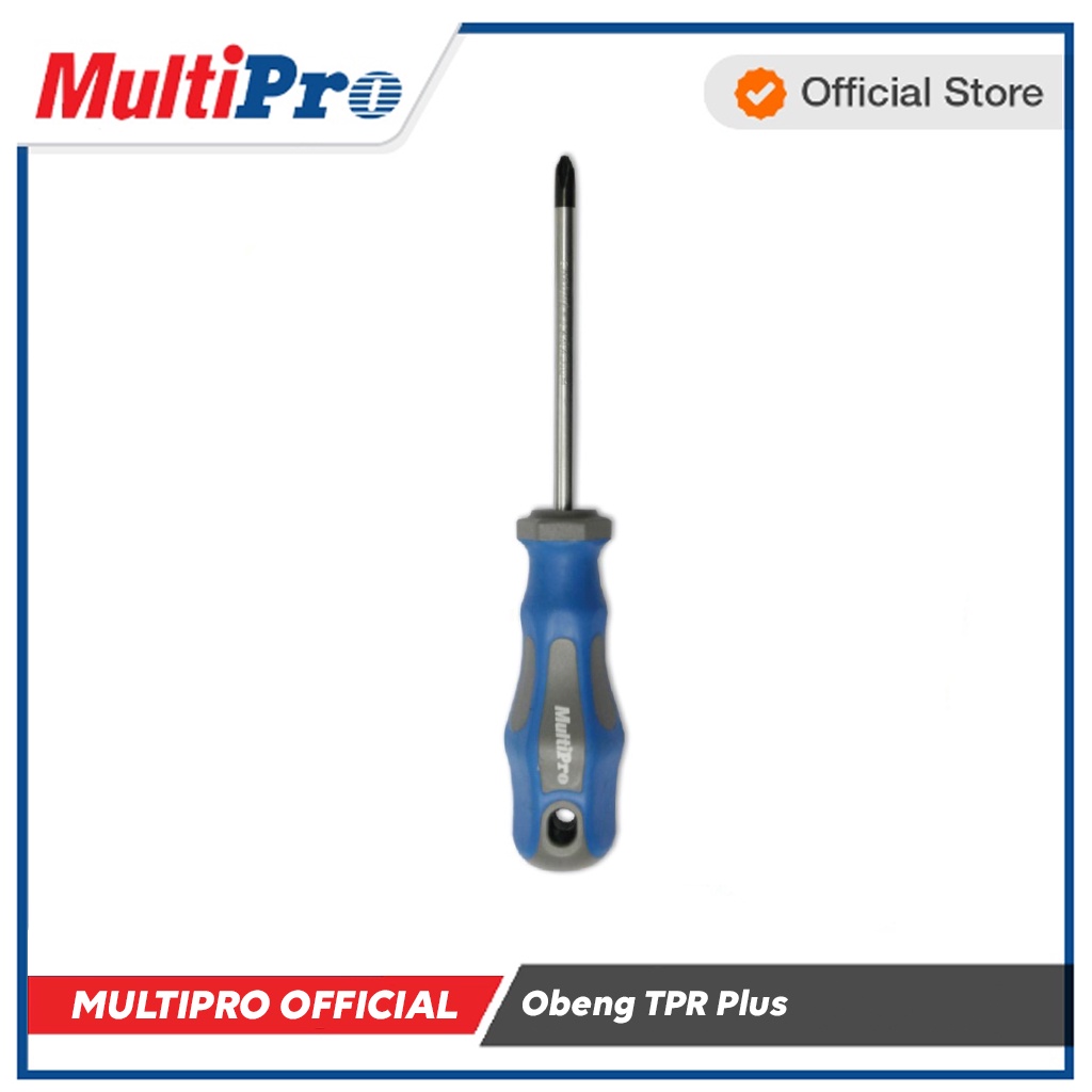 Jual MULTIPRO - OBENG TPR PLUS / TPR SCREWDRIVER (+) PHILIPS - GARANSI ...