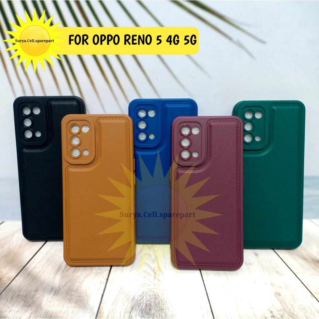 Jual Case Square Leather Pro Oppo Reno 5 Reno 5f Reno 6 4g Reno 6 5g ...