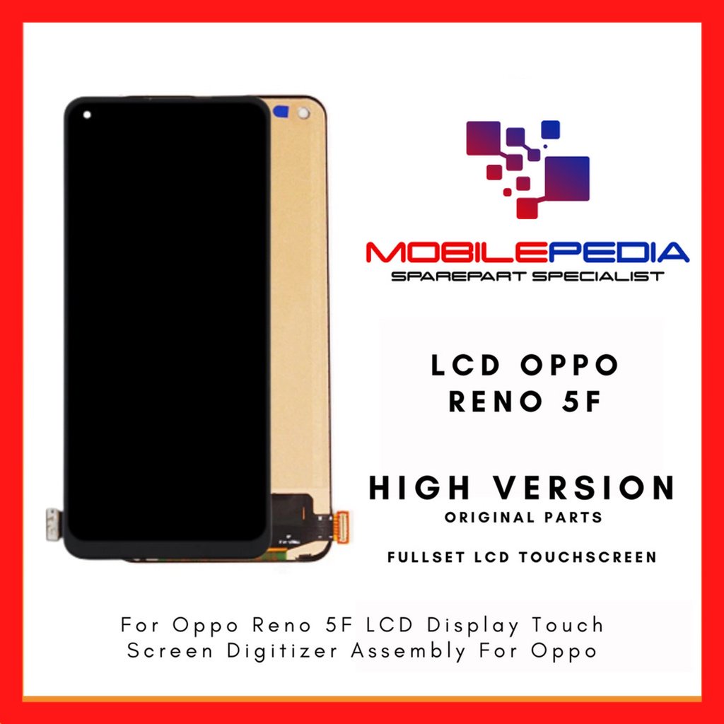 Jual LCD Oppo Reno 5F Original Fullset Touchscreen Garansi 1 Bulan ...