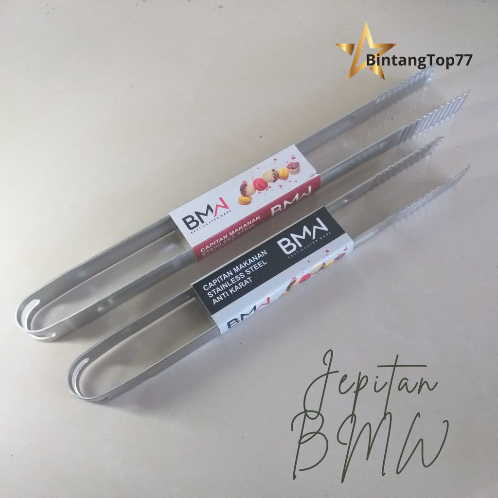 Jual Jepitan / Capitan / Capit/ Thong / Tong Stainless Steel Roti BMW ...