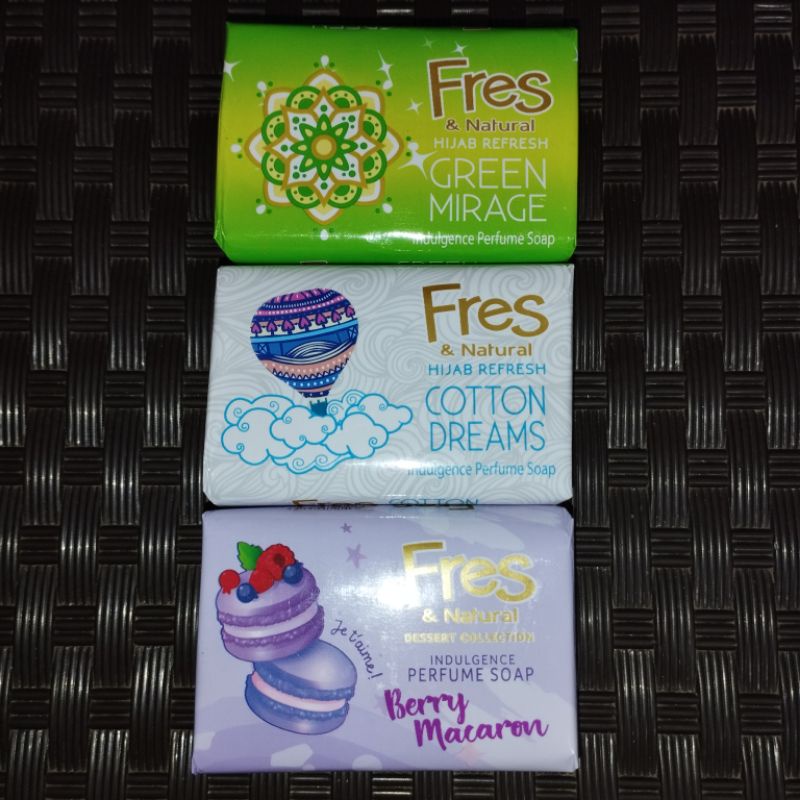 Jual Fres & Natural Perfume Soap 76 gr Sabun Mandi Batang | Shopee ...