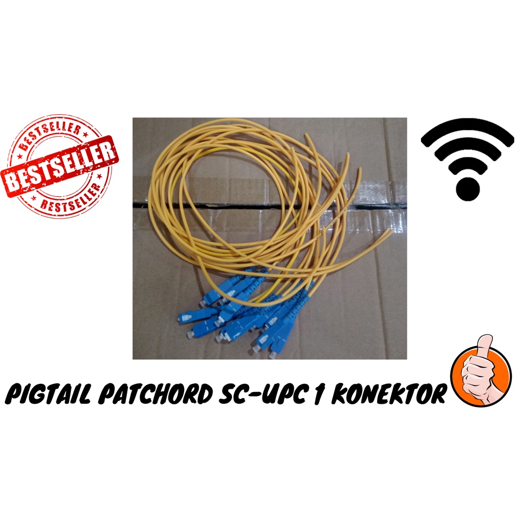 Jual PIGTAL PATCHORD SC-UPC 1 KONEKTOR | Shopee Indonesia