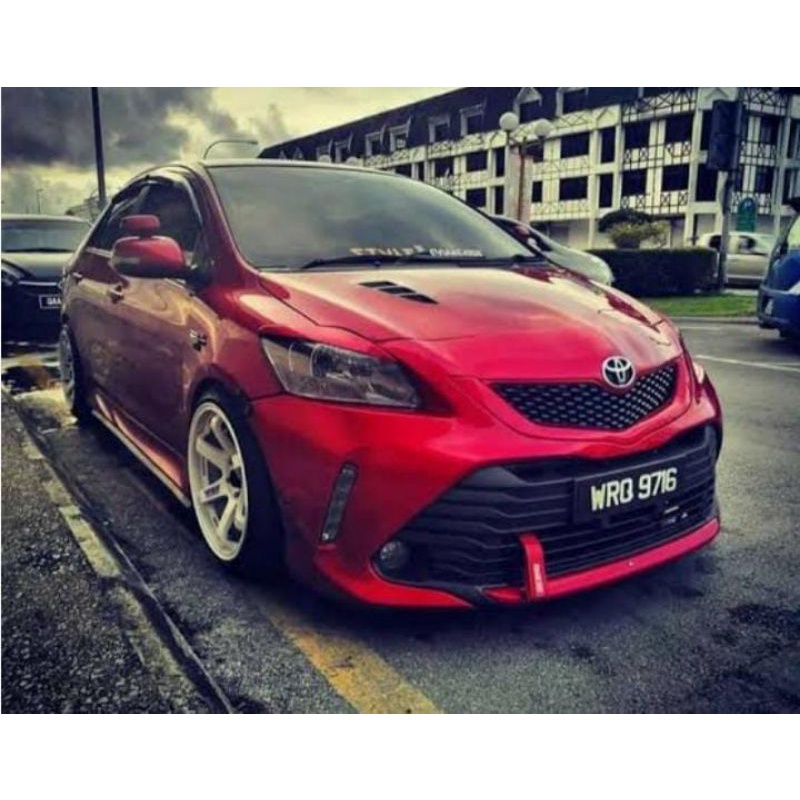 Jual bodykit vios full bamper vios gen 2 facelift fullset samping ...