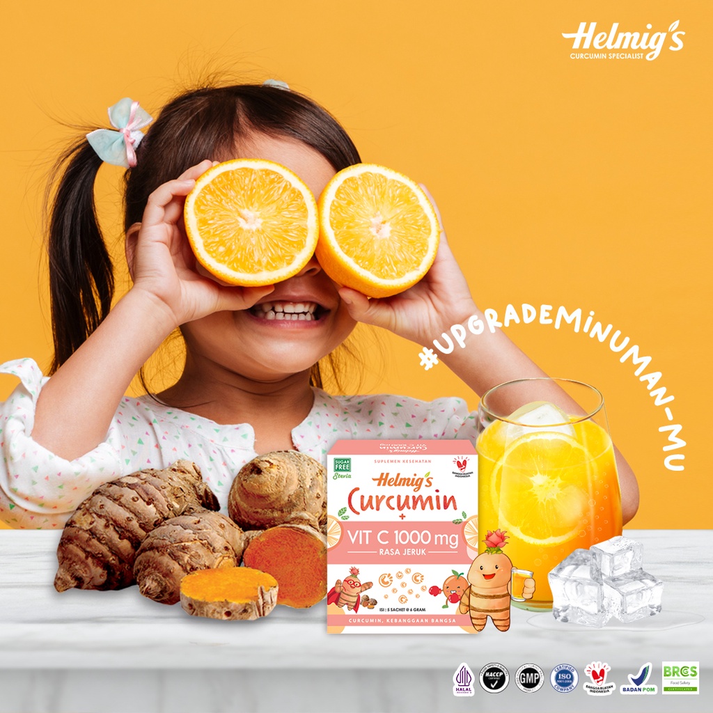 Jual Helmigs Curcumin Sugar Free Jeruk + Vit C 1000mg @5 sch | Shopee ...