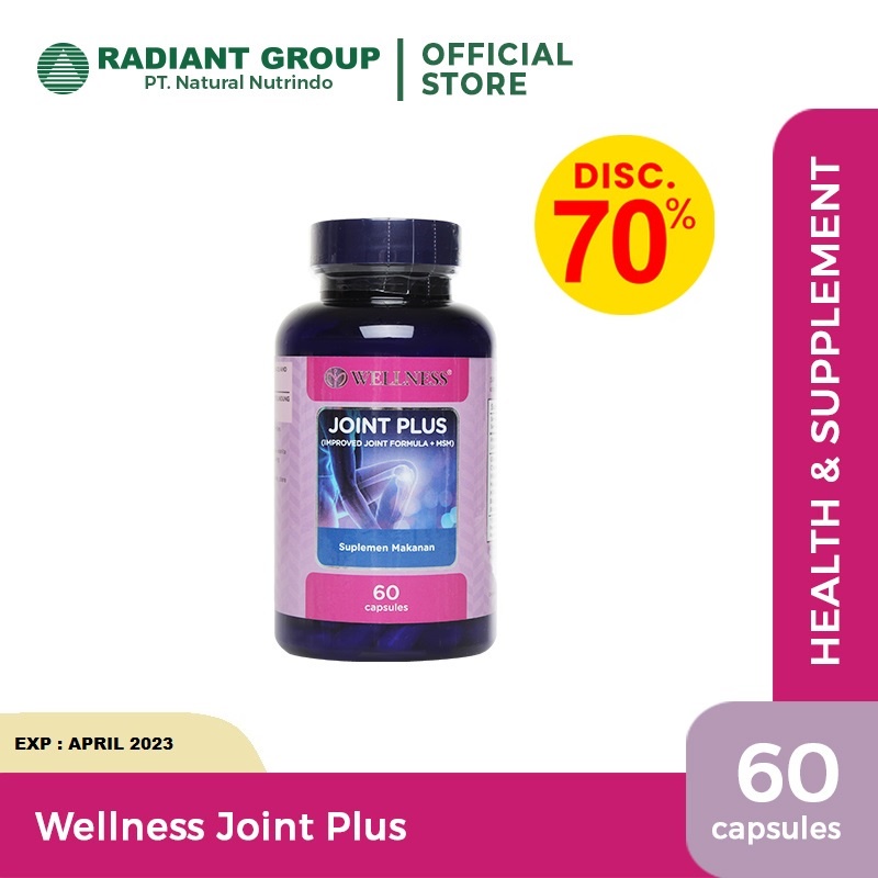 Jual Wellness Joint Plus - 60 Capsules [Exp. 04/23] | Shopee Indonesia