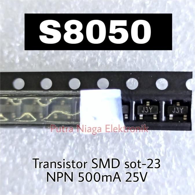 Jual Transistor SMD S8050 NPN SOT-23 ( marking : J3Y ) SS8050 TR 8050 ...