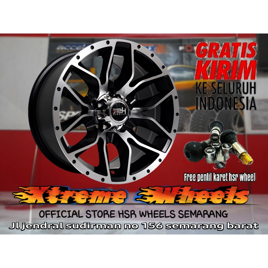 Jual velg mobil taruna ring 15 velg offroad racing hsr wheel seteluk ...